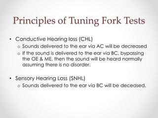 Tuning fork test | PPTX