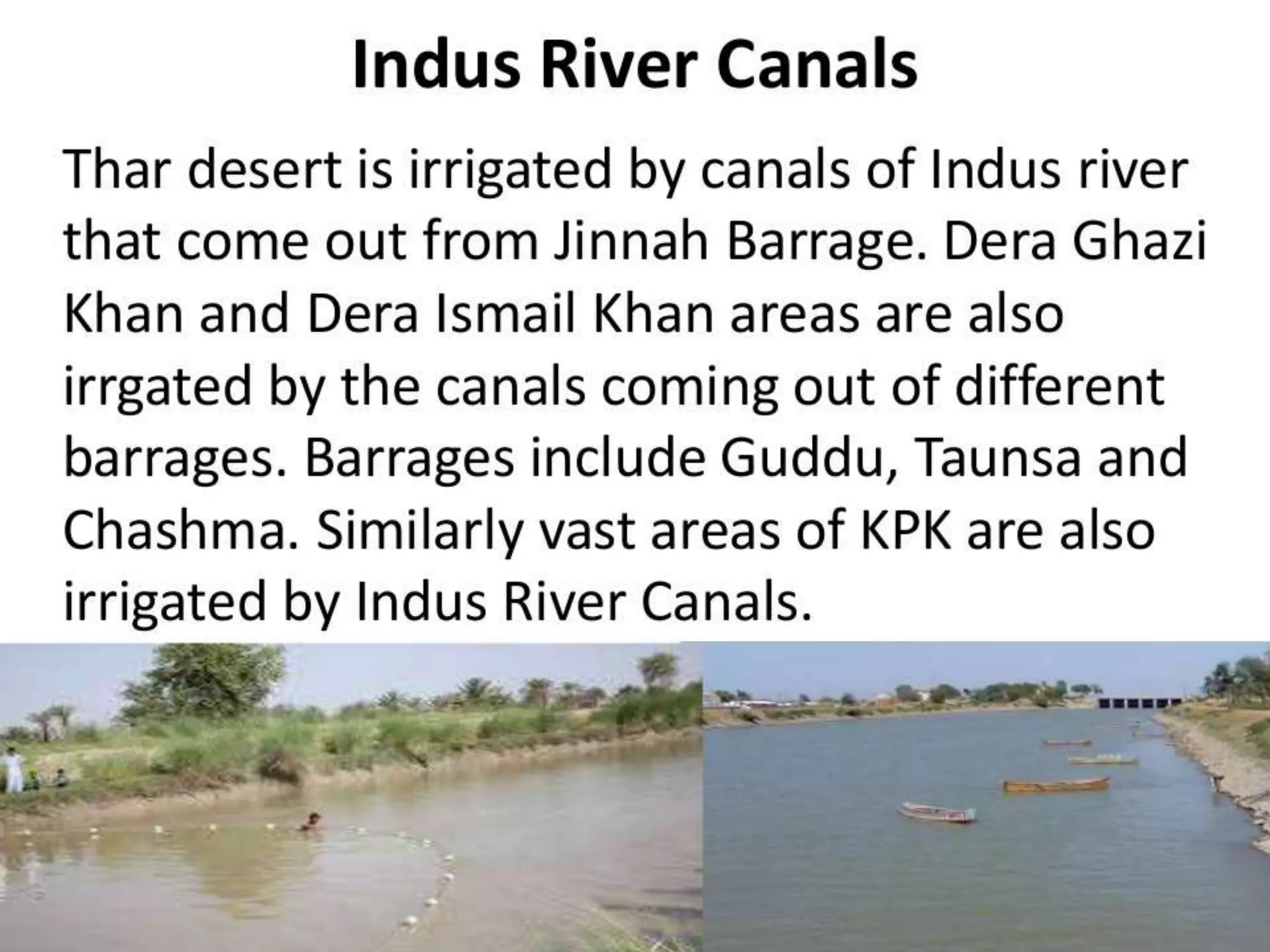 5.Canal irrigation system of pakistan A Lecture By Mr. Allah Dad Khan ...