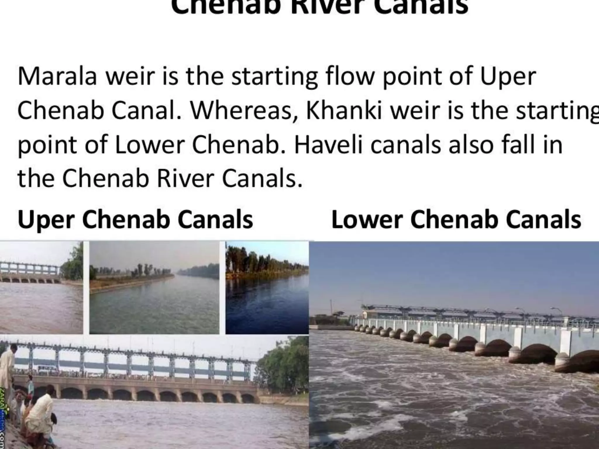 5.Canal irrigation system of pakistan A Lecture By Mr. Allah Dad Khan ...