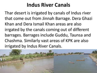 5.Canal irrigation system of pakistan A Lecture By Mr. Allah Dad Khan ...