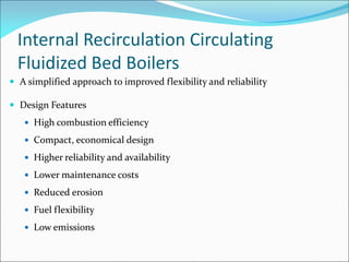 Presentation on CFBC Boilers | PDF