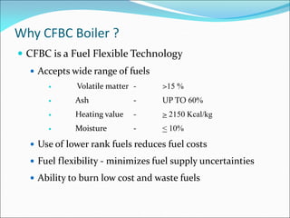 Presentation on CFBC Boilers | PDF