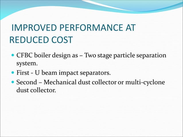 Presentation on CFBC Boilers | PDF