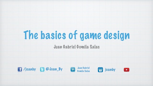 The basics of Game Design - How to design a video game | PPT