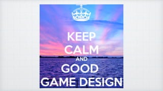 The basics of Game Design - How to design a video game | PPT