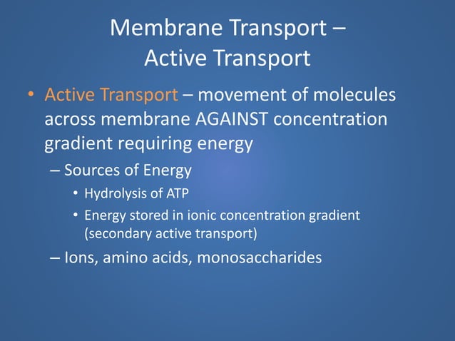 5. Cell Membrane and Membrane Transport | PPTX
