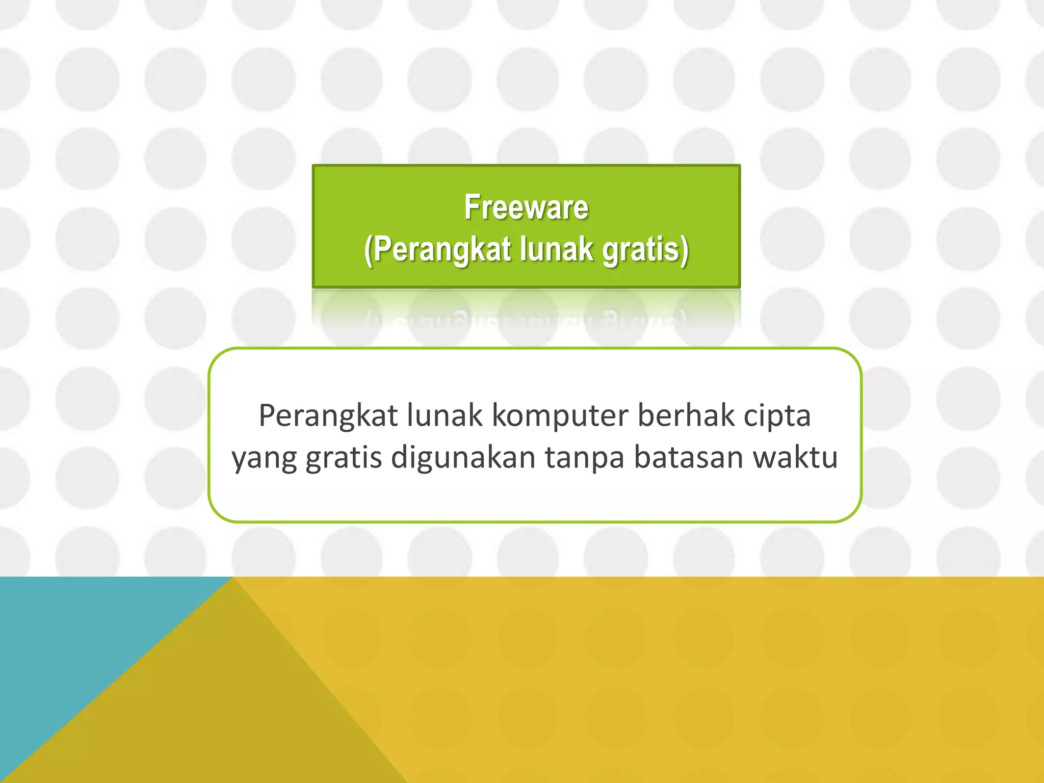 ppt macam macam software freeware kelompok ganjil | PPTX