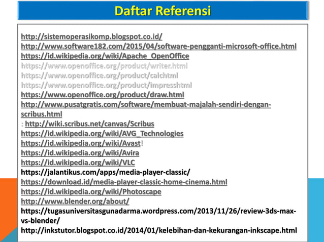ppt macam macam software freeware kelompok ganjil | PPTX