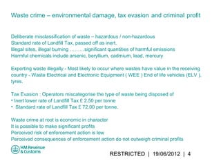 Anticipating the risks from global illicit trafficking | PPT