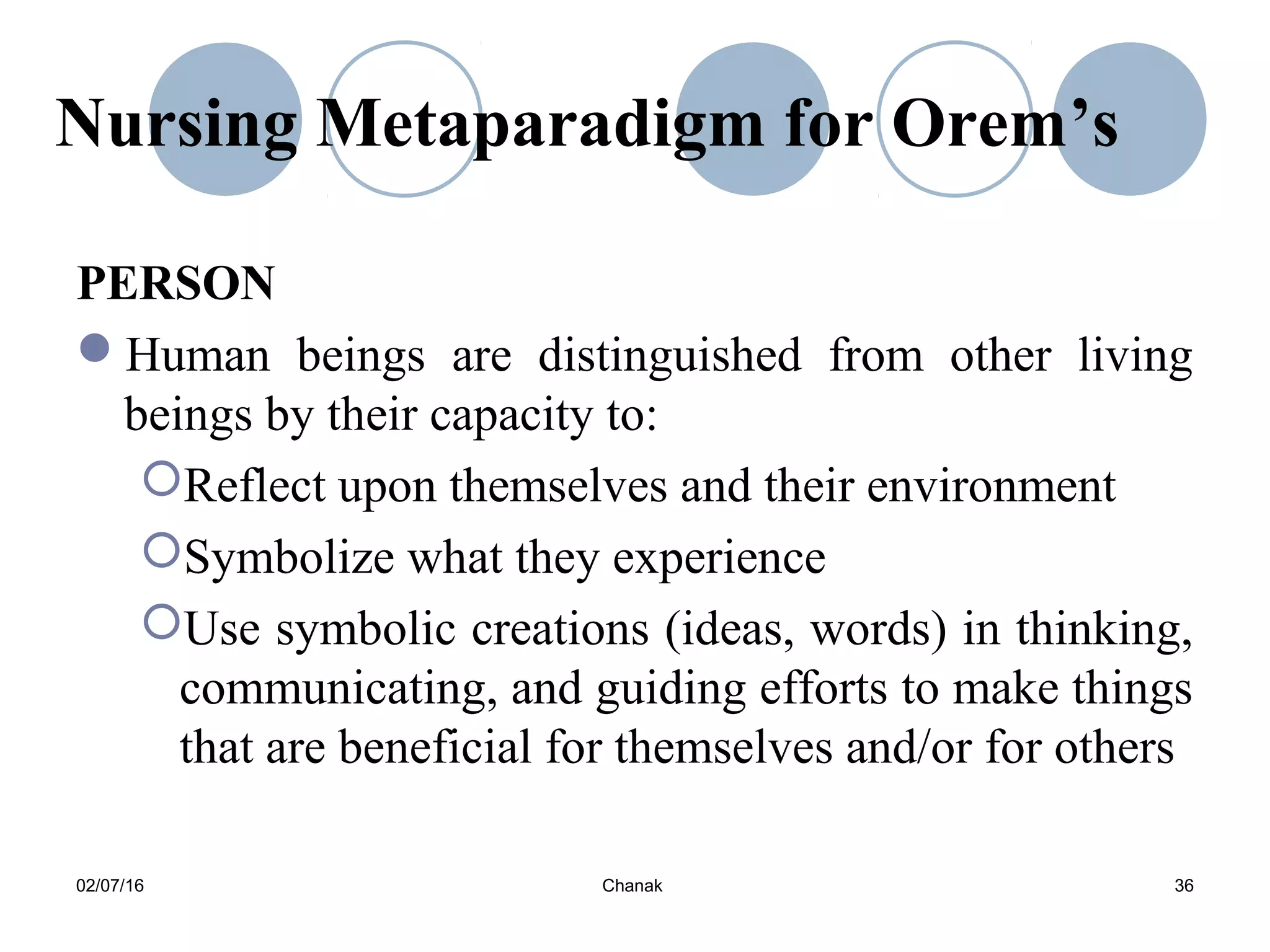 Orem Theory | PPT