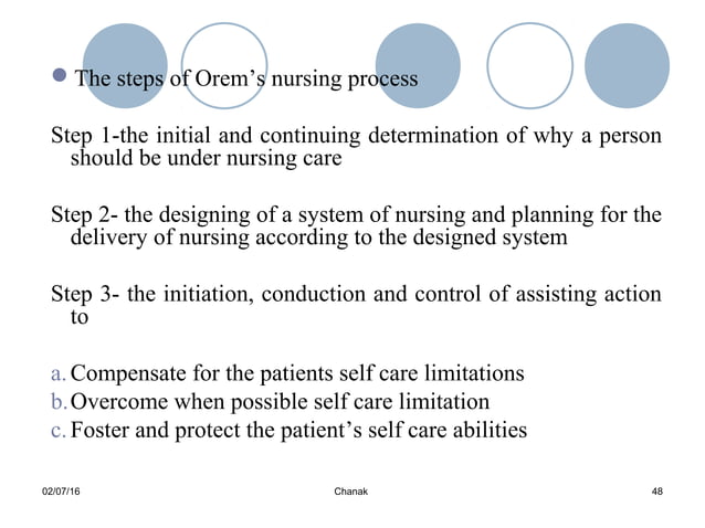 Orem Theory | PPT | Parenting Babies and Toddlers | Parenting