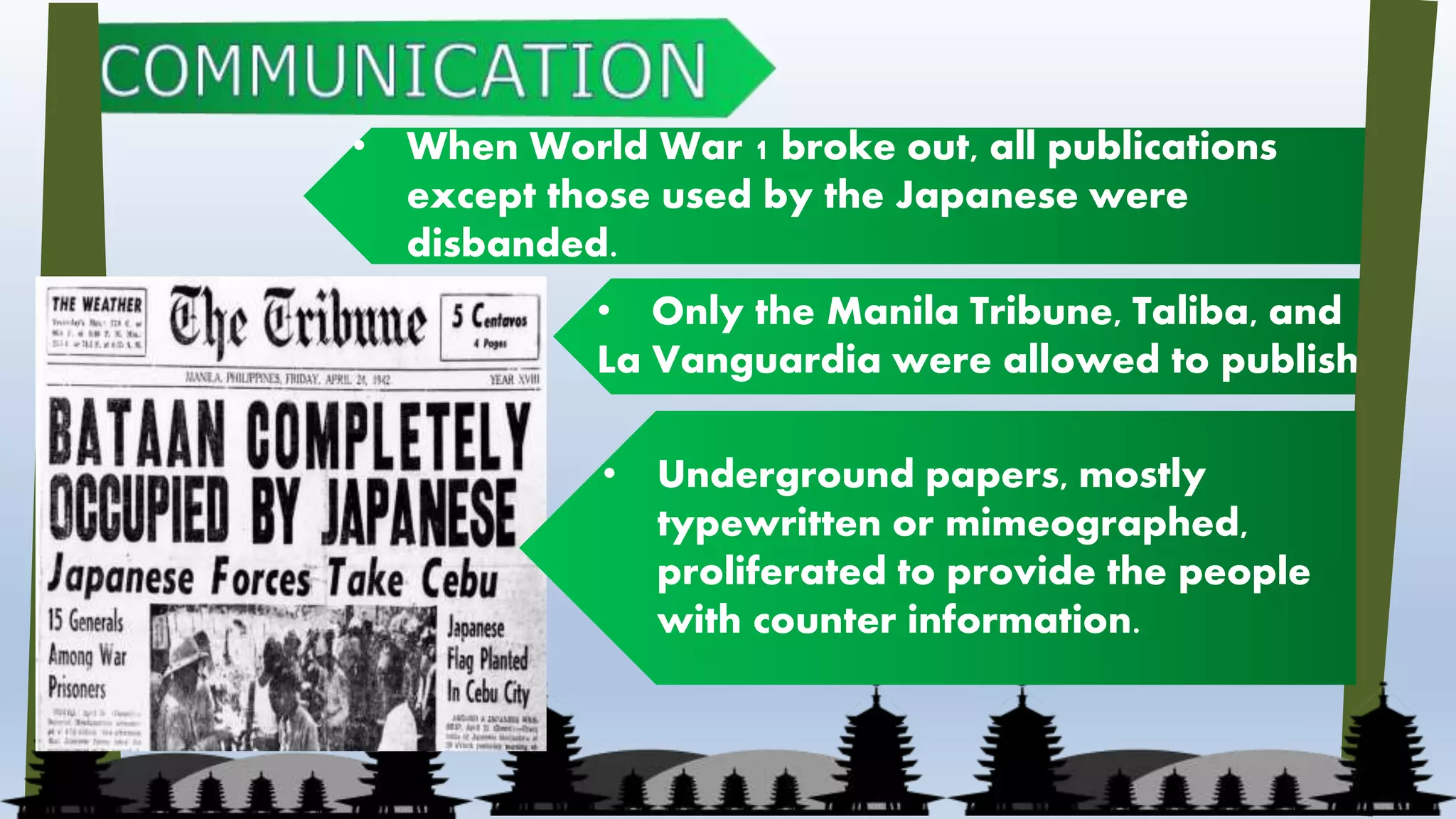 Science and Technology in the Philippines During Japanese Regime | PPTX