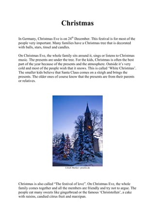 5. German festivals and traditions | PDF
