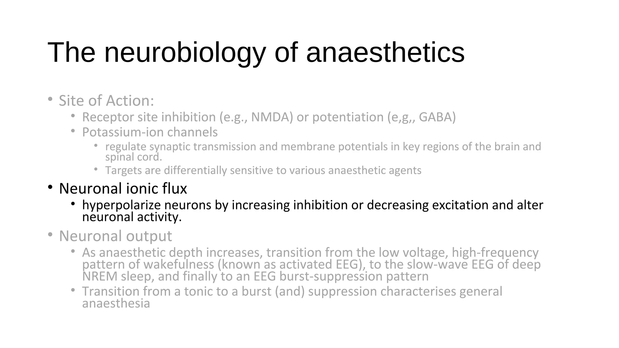 5. thomas lew how anaesthetic works (and why knowing matters) | PPT