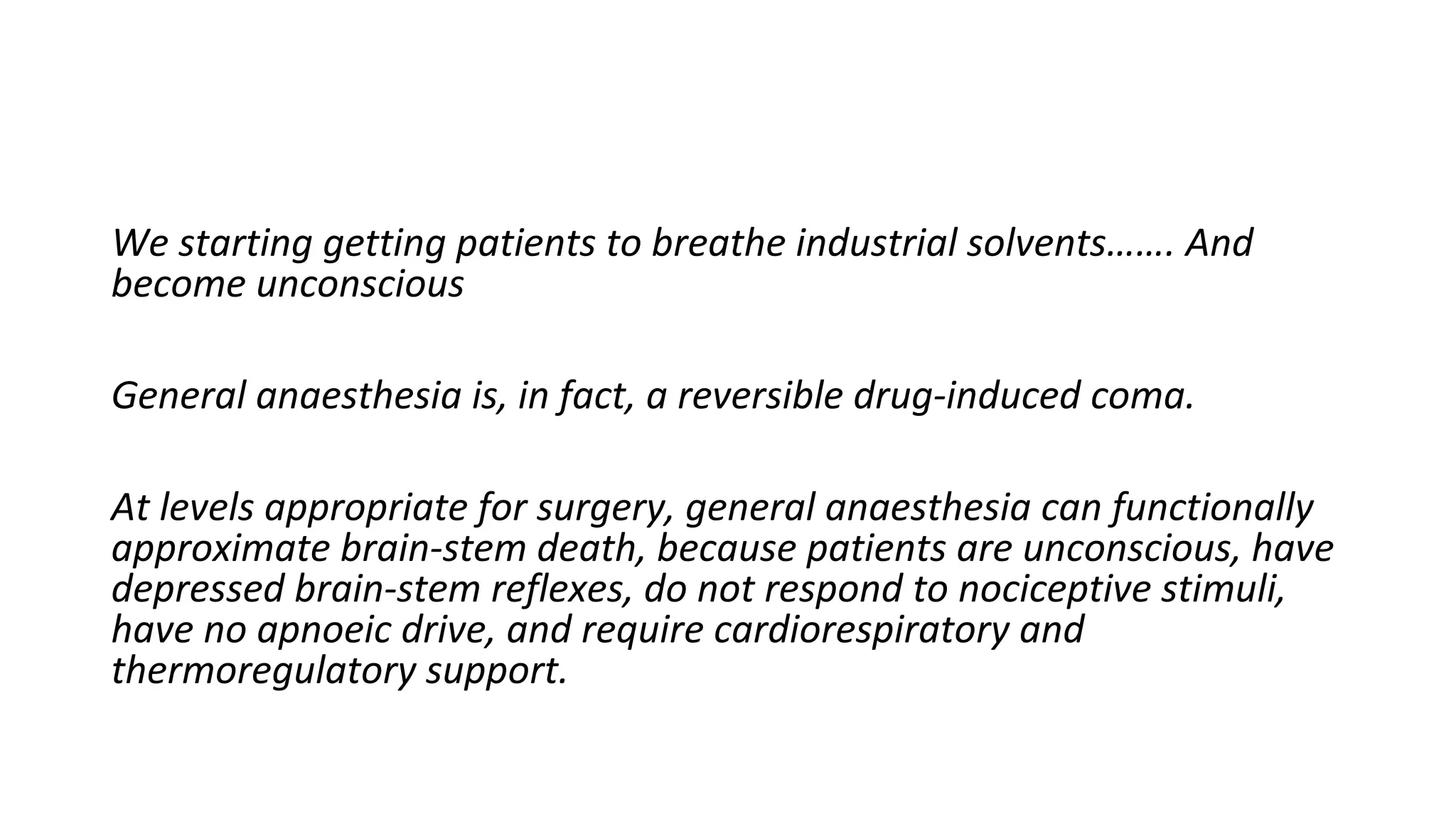 5. thomas lew how anaesthetic works (and why knowing matters) | PPT