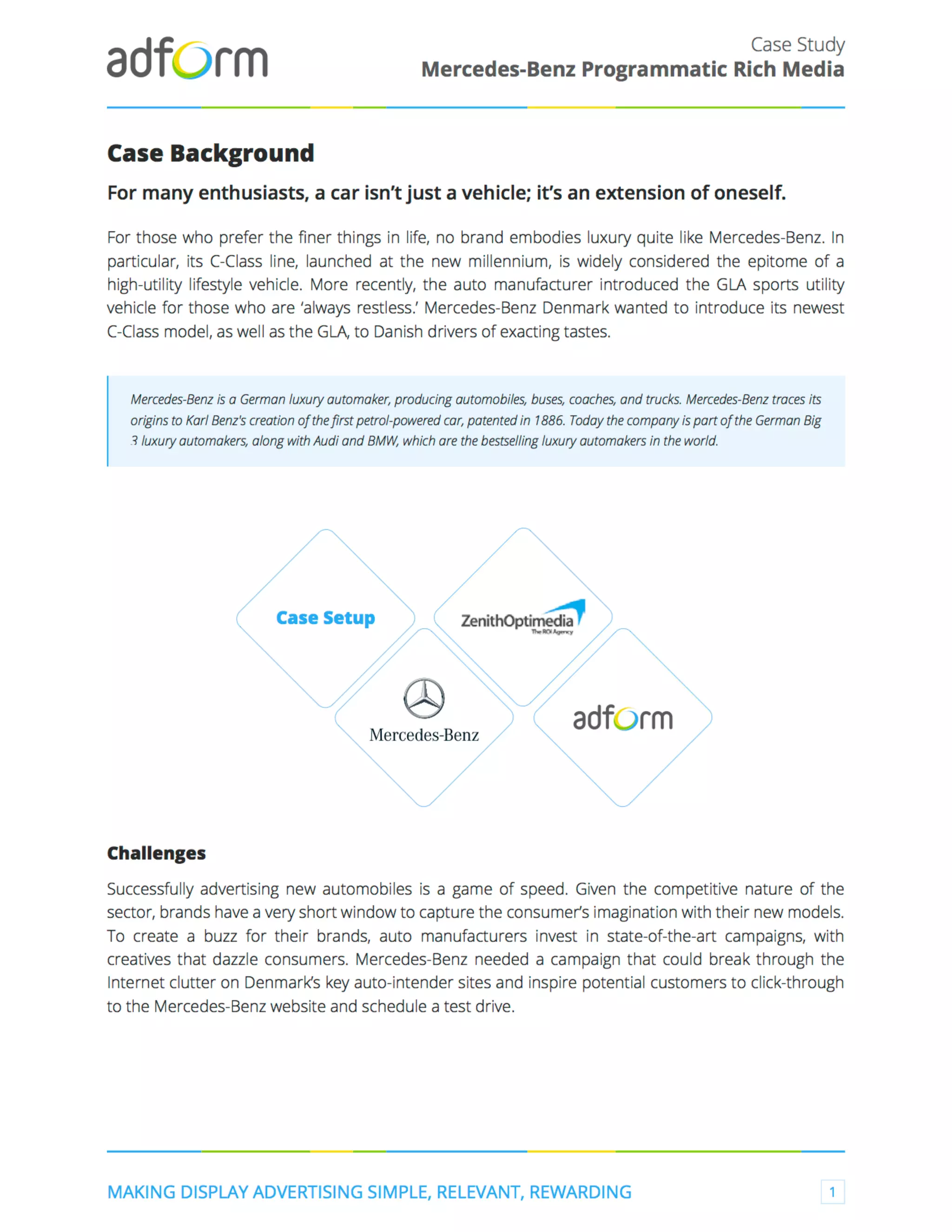 Adform and Mercedes Benz: Programmatic rich media | PDF