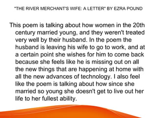 5.05 Analyzing Century Poetry | PPT