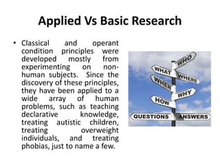 Applied vs basic research - Research Methodology - Manu Melwin Joy | PPT