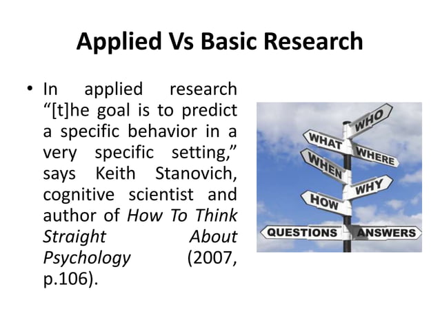 Applied vs basic research - Research Methodology - Manu Melwin Joy | PPT