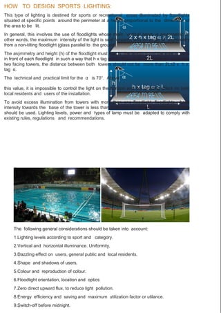 lighting design procedure for flood | PPT