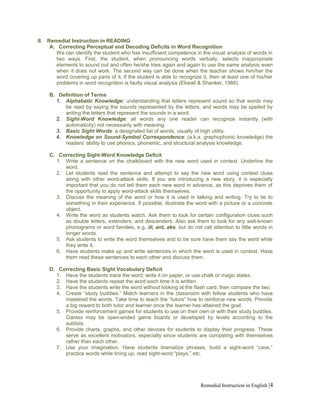 Remedial English Instruction (5 of 16) | DOC