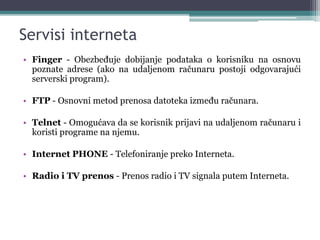 internet i intranet | PPTX