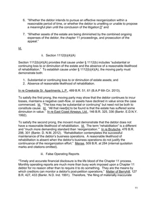 The Crew Source: abdalla motion to convert tentative ruling | PDF