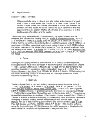 The Crew Source: abdalla motion to convert tentative ruling | PDF