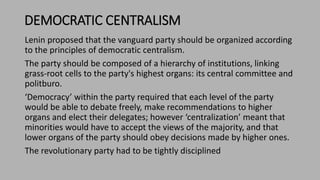 POLITICAL IDEOLOGIES - LENINISM | PPTX