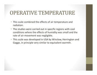 5. Thermal comfort 2 (indices) | PDF