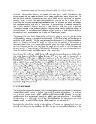 ARTIFICIAL NEURAL NETWORK FOR DIAGNOSIS OF PANCREATIC CANCER | PDF