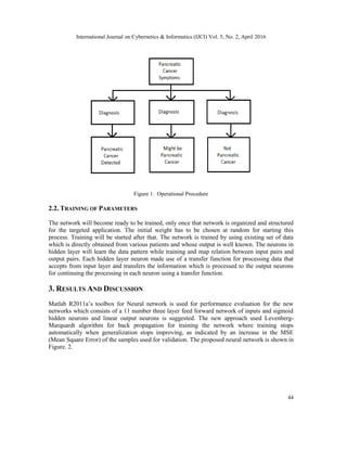 ARTIFICIAL NEURAL NETWORK FOR DIAGNOSIS OF PANCREATIC CANCER | PDF