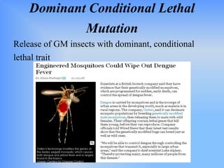 Genetic Manipulation of Pest | PPTX