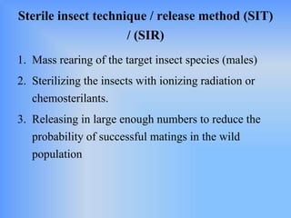 Genetic Manipulation of Pest | PPTX