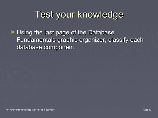 5.01 database-fundamentals | PPT