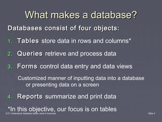 5.01 database-fundamentals | PPT