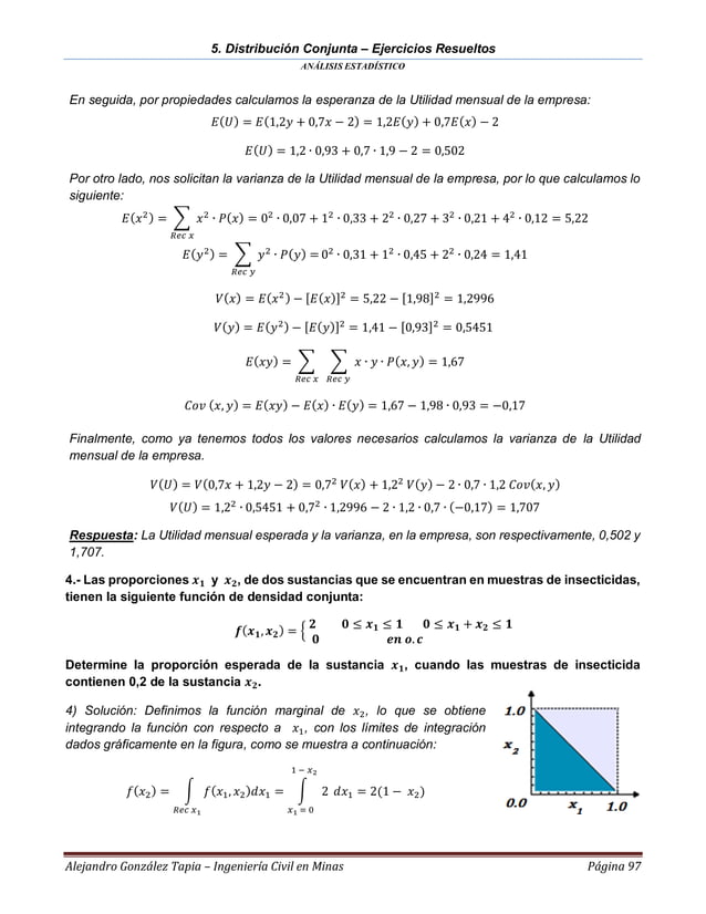 5. probabilidad conjunta ejercicios resueltos