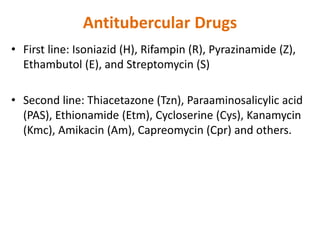 Introduction to drugs for tuberculosis and leprosy | PPTX