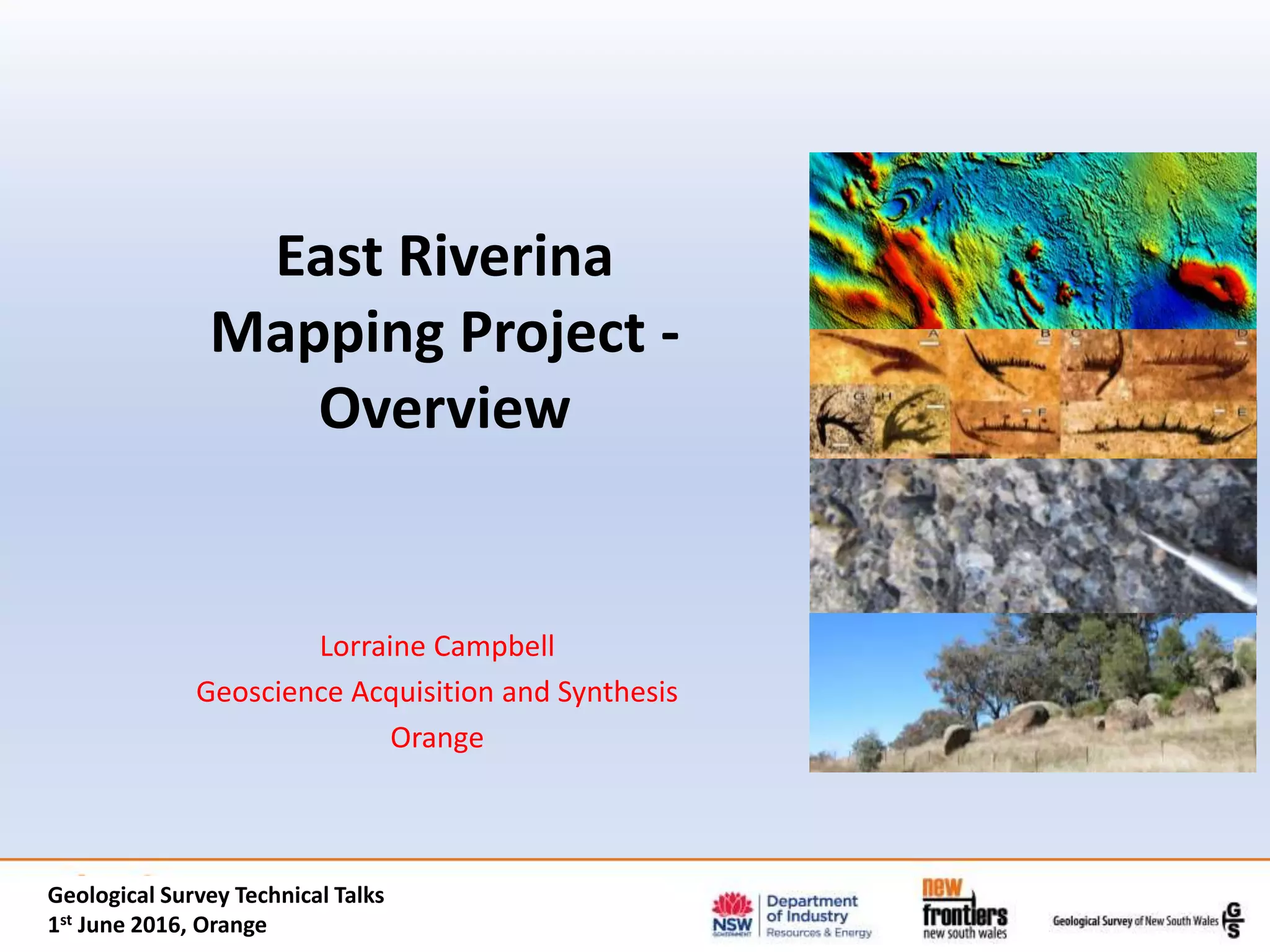 East Riverina Mapping Project - Overview | PPTX