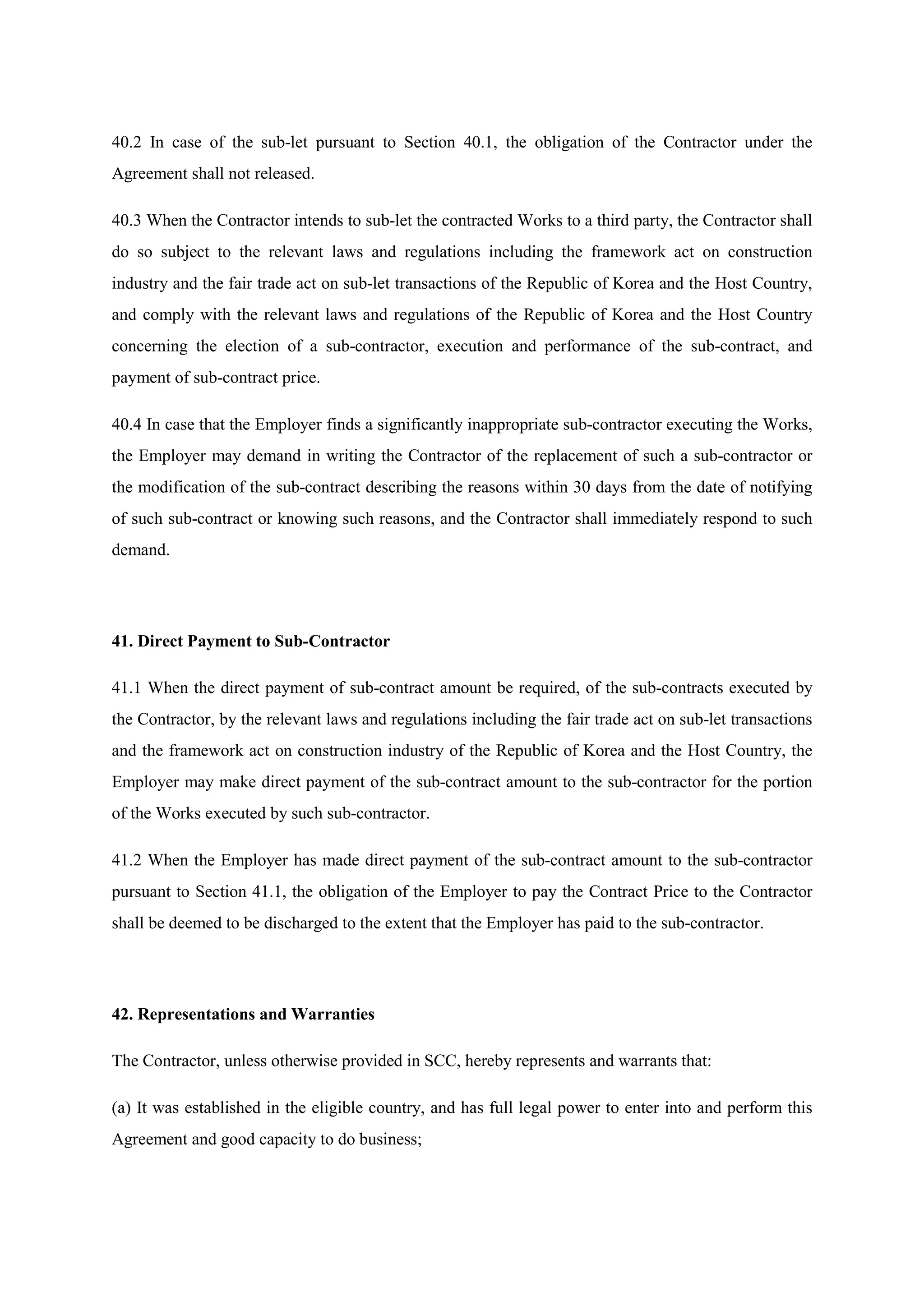 5. international standard contract for construction | PDF