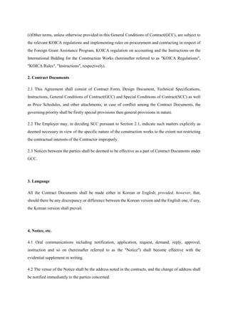5. international standard contract for construction | PDF