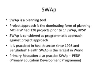 5. sector wide approach (swap) | PPT