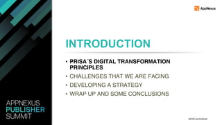 Accelerating Digital Transformation with AppNexus | PDF