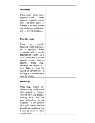 5.3.1 types of maps | DOCX