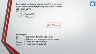 Sifat Koligatif Larutan | PPTX