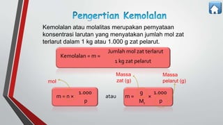 Sifat Koligatif Larutan | PPTX