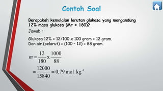 Sifat Koligatif Larutan | PPTX