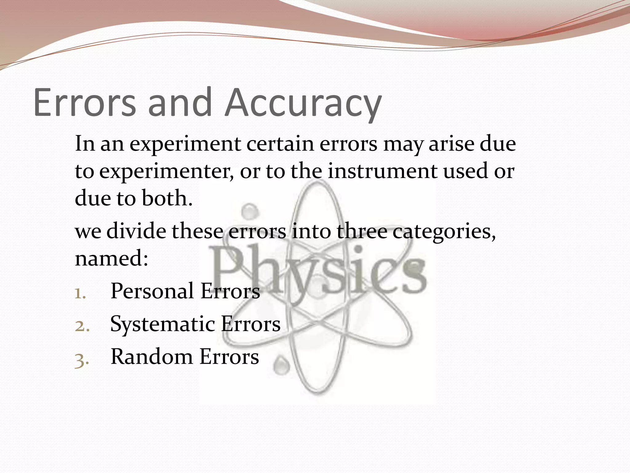5. errors and accuracy | PPTX