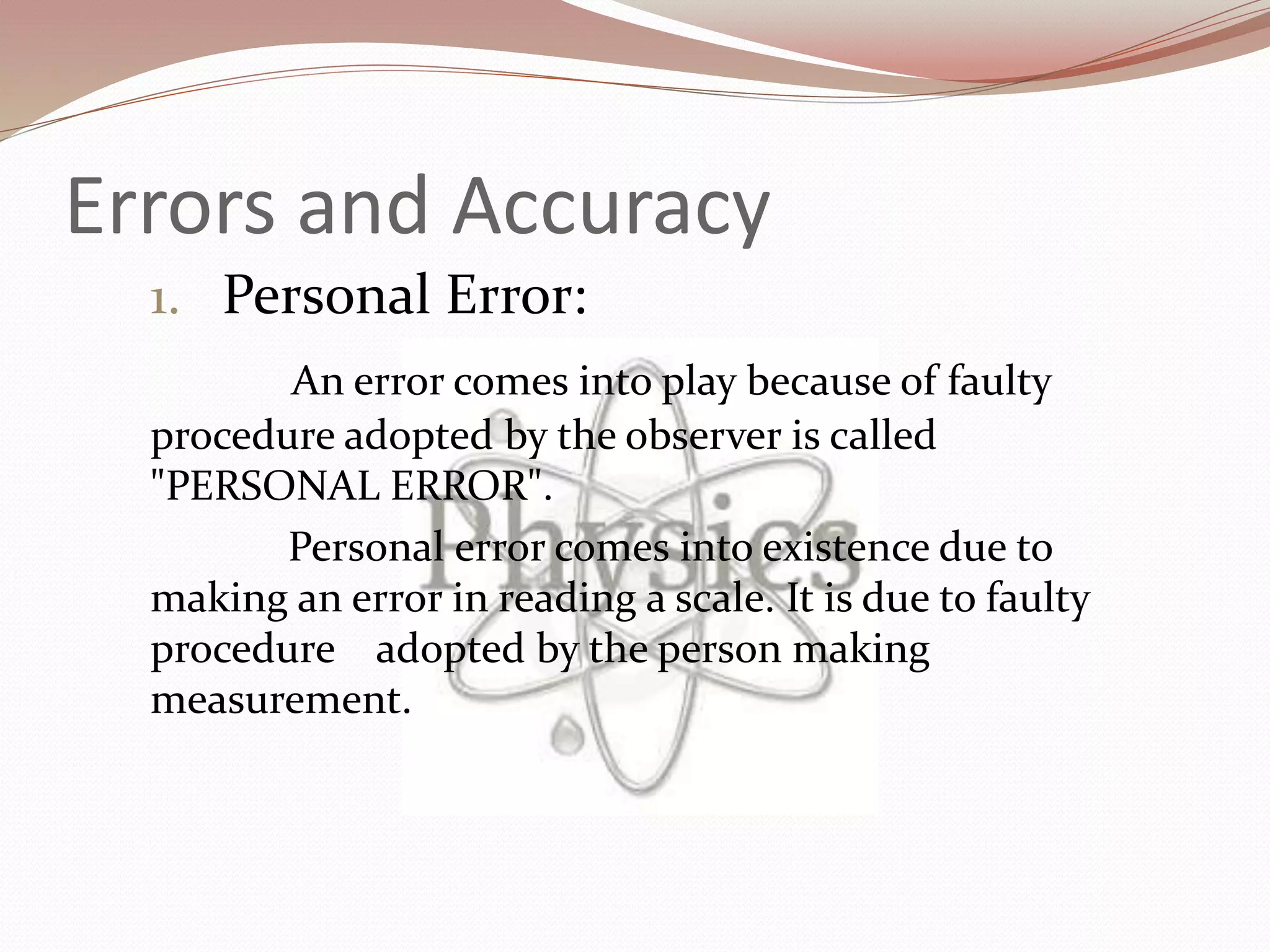 5. errors and accuracy | PPTX