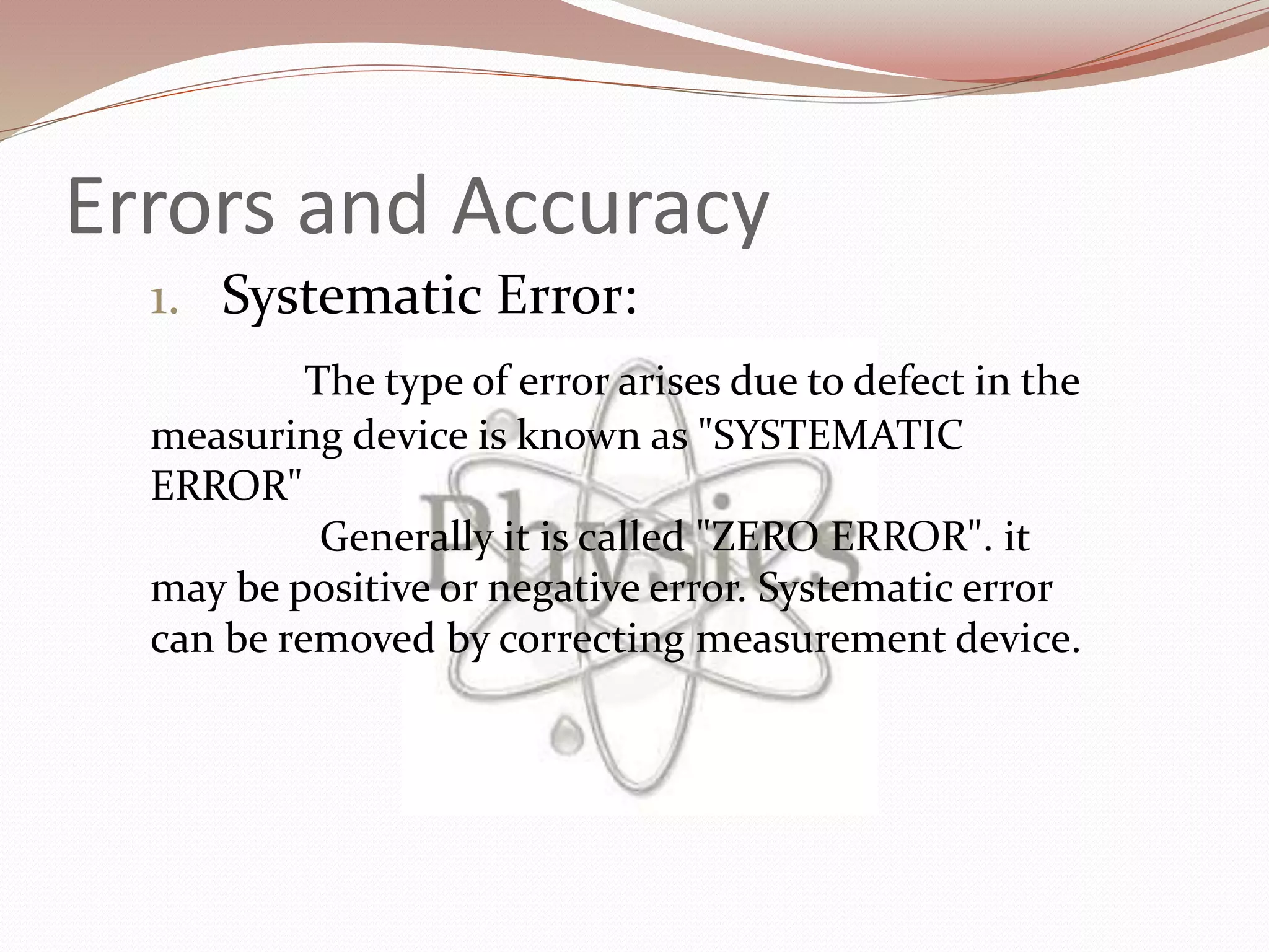 5. errors and accuracy | PPTX